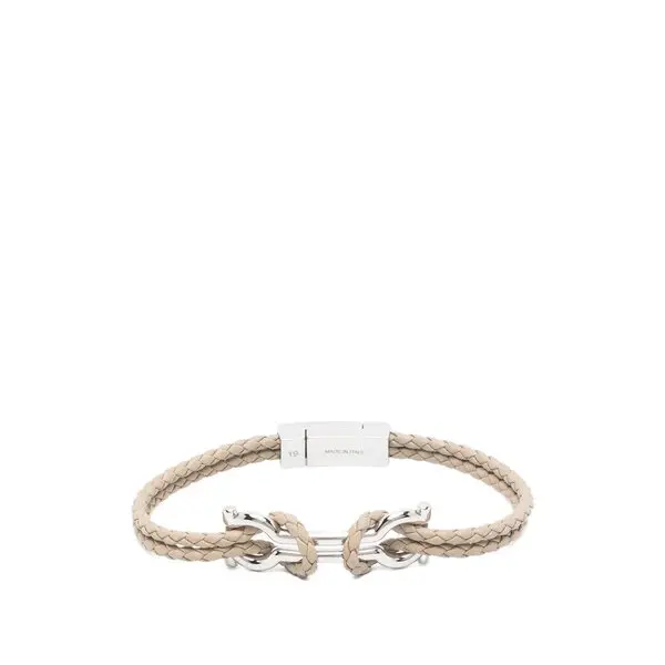 FERRAGAMO Gancini Cuff Bracelet - Silver