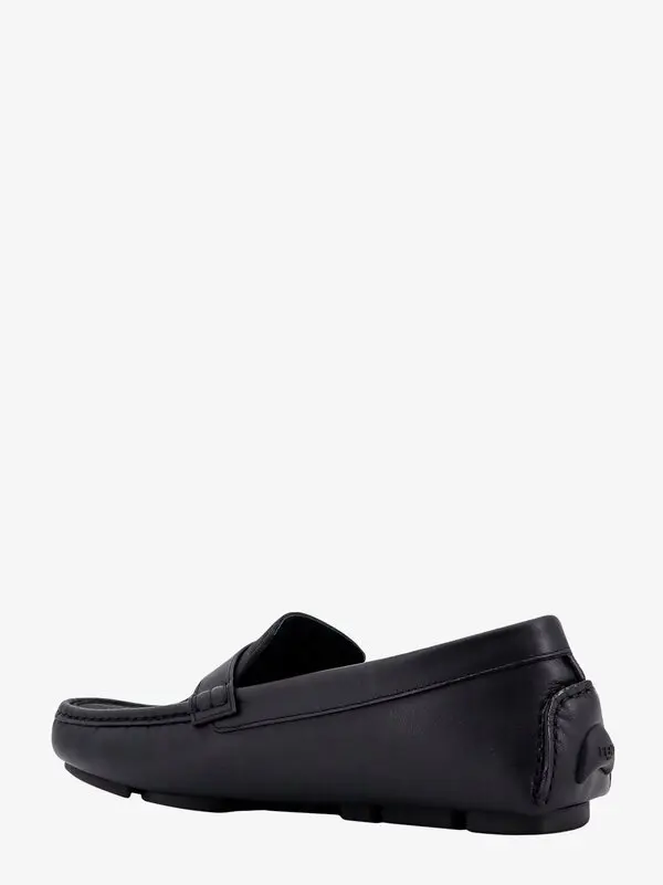 Fendi Leather And Canvas Loafers - Multicolor