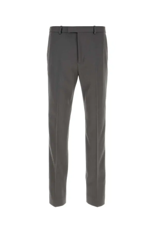 Gucci Stretch Wool Trousers - Gray