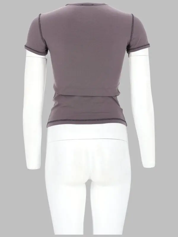 DIESEL® Heart Embellished T-shirt - Gray