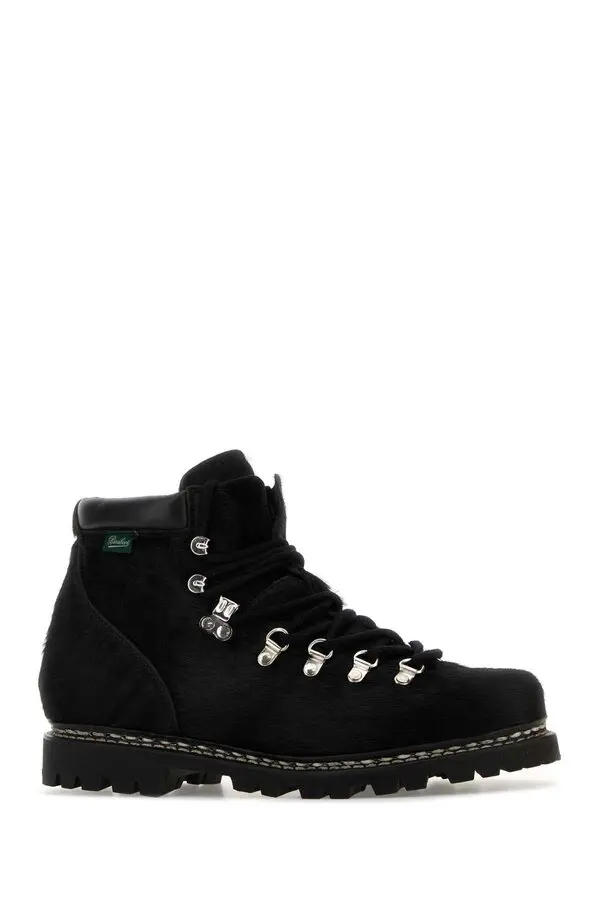 Junya Watanabe X Paraboot Calf Hair Lace Up Ankle Boots