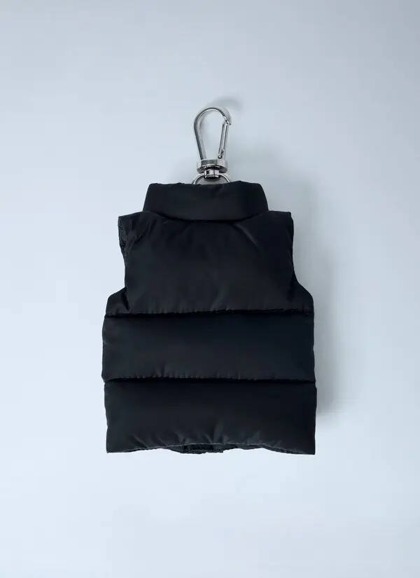 Moncler Puffer Keyring Charm - Black