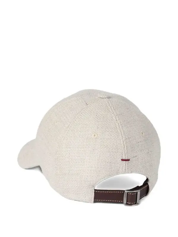 Brunello Cucinelli Baseball Cap With Embroidered Logo - Multicolor