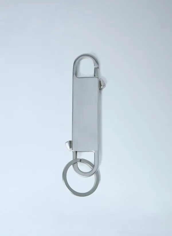 Rick Owens Stainless Steel Key Holder - Silver