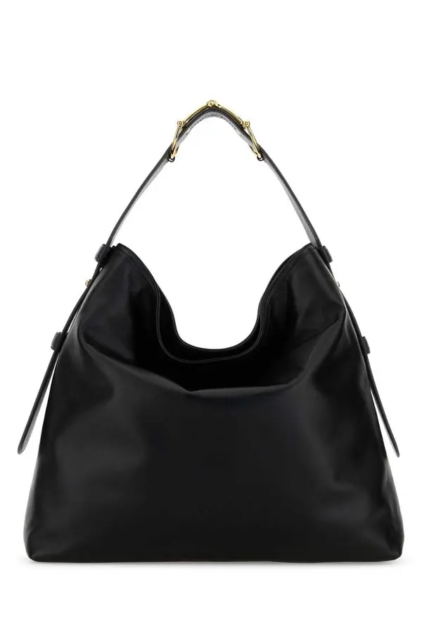 Gucci Beatrix Leather Shopping Bag - Black