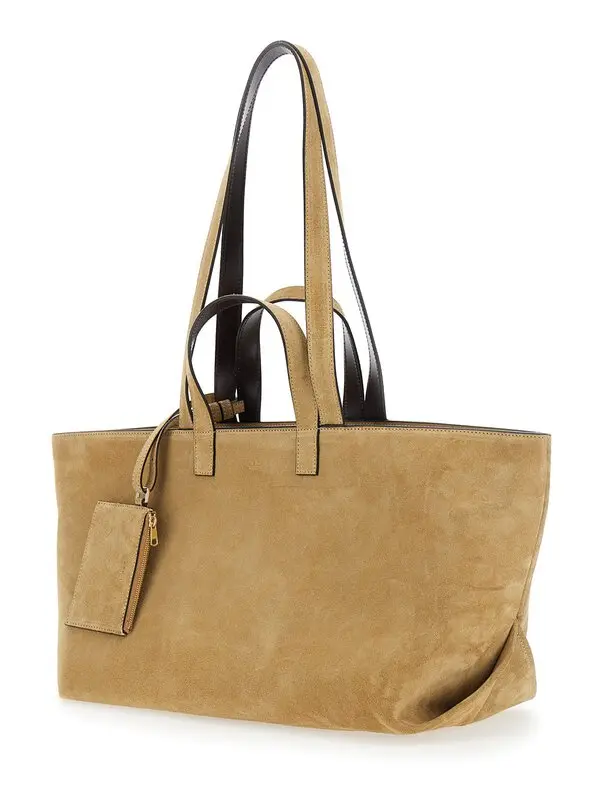 A.p.c. Suede Shopper Bag - Multicolor