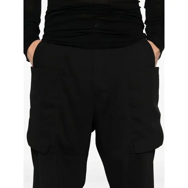 Rick Owens Wide-leg Wool Trousers
