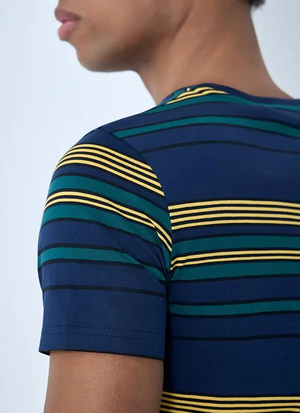 Miu Miu Striped Cotton Jersey T-shirt