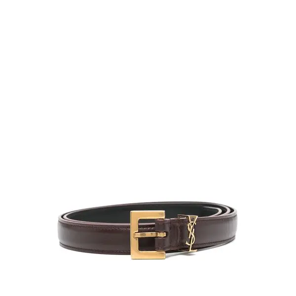 Saint Laurent Leather Belt - Red