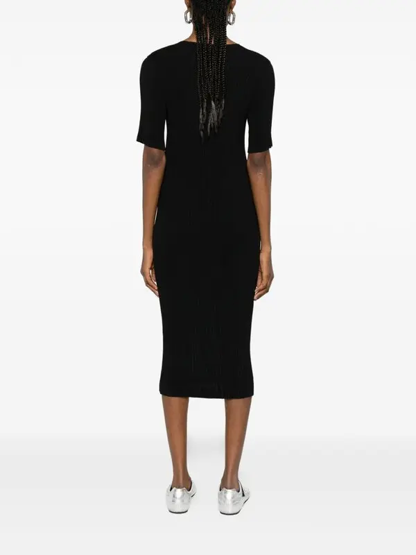 Issey Miyake Pleated Midi Dress - Multicolor