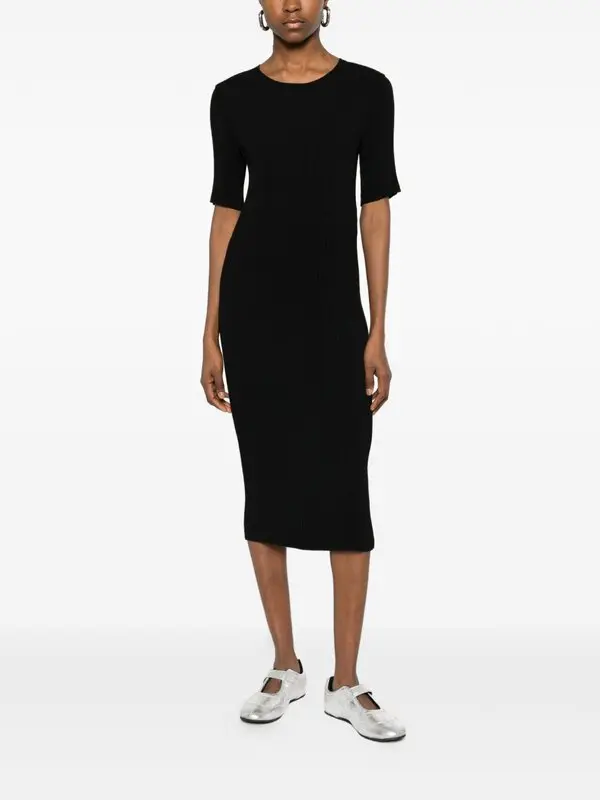 Issey Miyake Pleated Midi Dress - Multicolor
