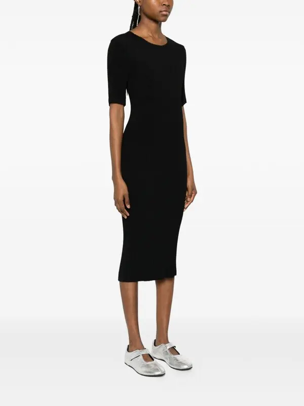 Issey Miyake Pleated Midi Dress - Multicolor