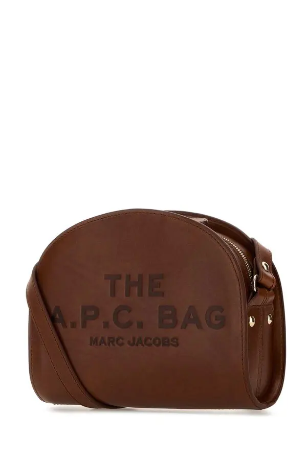 A.p.c. X Marc Jacobs Demi Lune Crossbody Bag - Brown