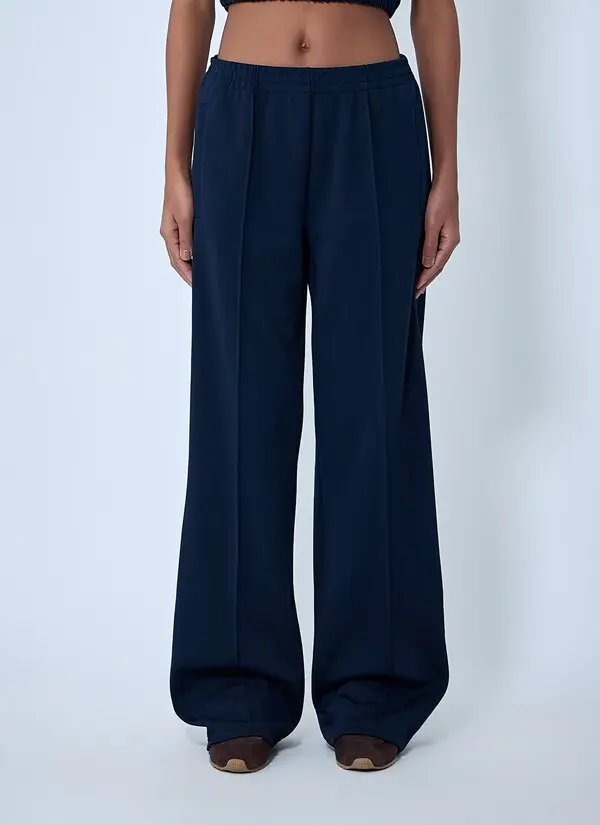 Miu Miu Elasticated High Rise Wide-leg Technical Pants