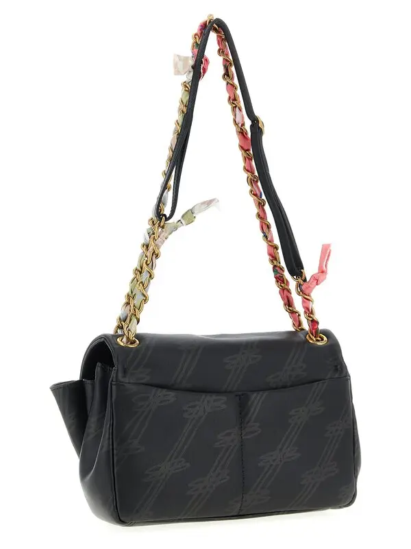 Balenciaga Darling Mini Shoulder Bag In Calf Leather With Bb Monogram