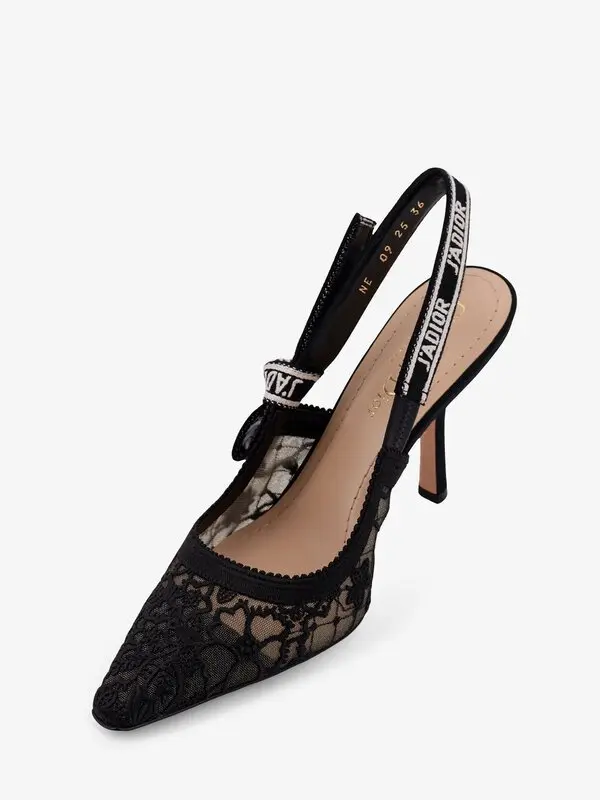 Dior J'adior Lace Slingback Pumps