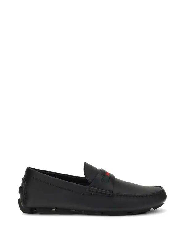 Gucci Leather Horsebit Loafers - Multicolor