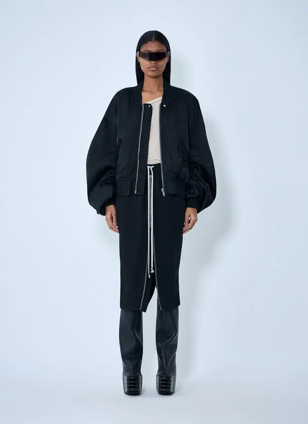 Rick Owens Oversized Bomber Jacket - Black