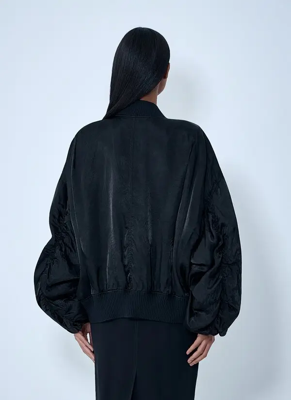 Rick Owens Oversized Bomber Jacket - Black