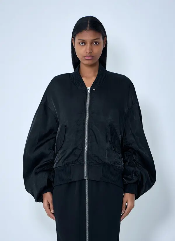 Rick Owens Oversized Bomber Jacket - Black