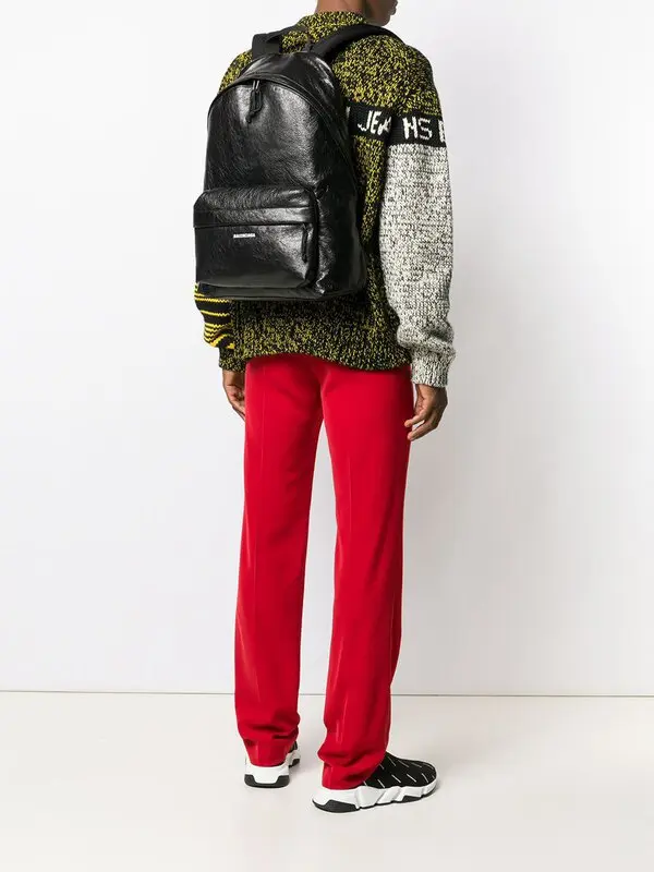 Balenciaga Explorer Leather Backpack - Multicolor