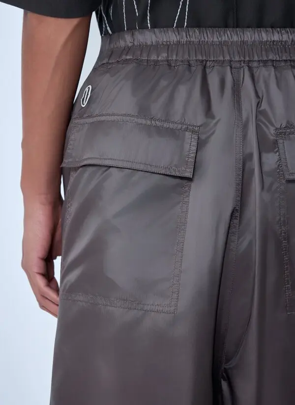 Moncler Drawstring Midi Kilt Shorts - Gray
