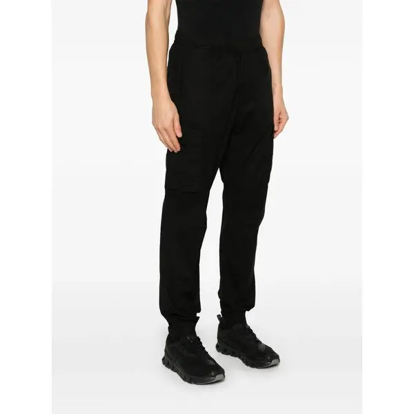 Stone Island Tapered Cargo Trousers With Drawstring Waist