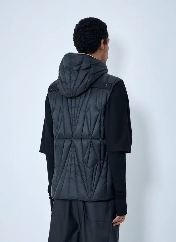 Moncler Geocamo Flight Quilted Hooded Gilet