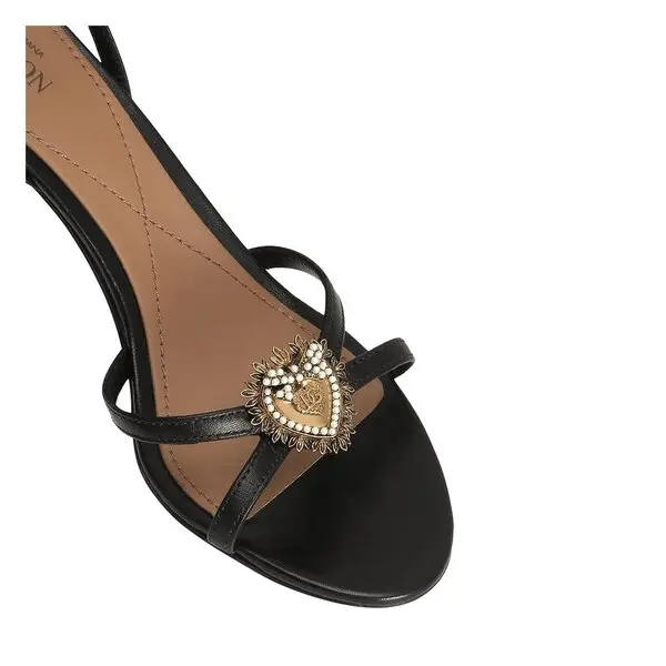 Dolce & Gabbana Devotion Pump Sandals - Gold