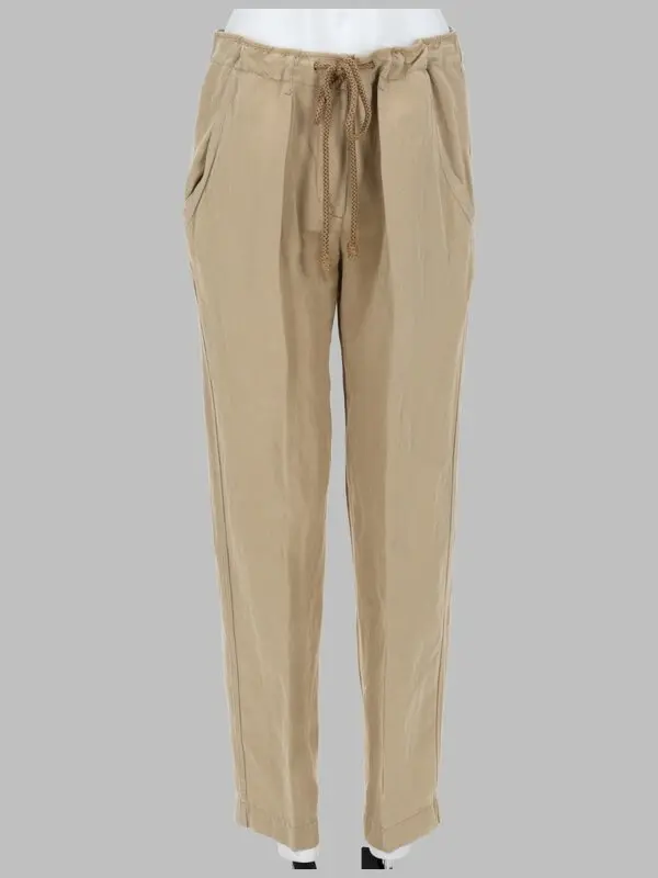 Isabel Marant Étoile Sharony" Linen & Silk Trousers - Cream