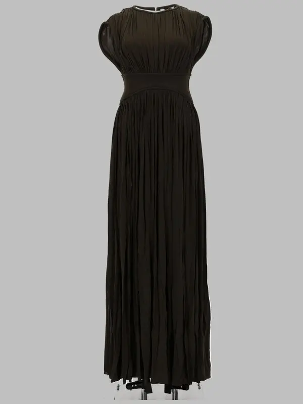 Zimmermann Luna Column Gown - Green