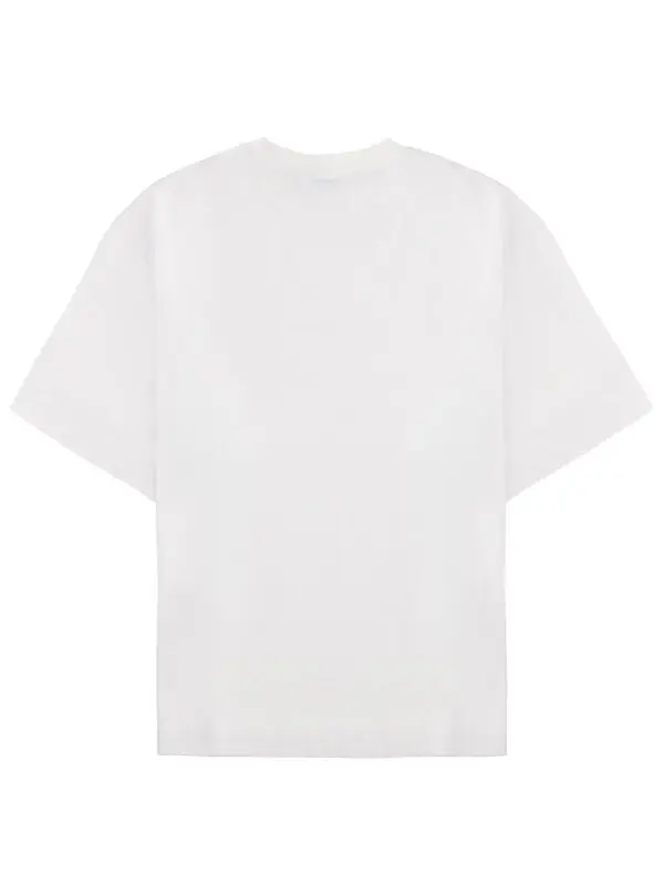 Off-White T-shirt Con Logo - White
