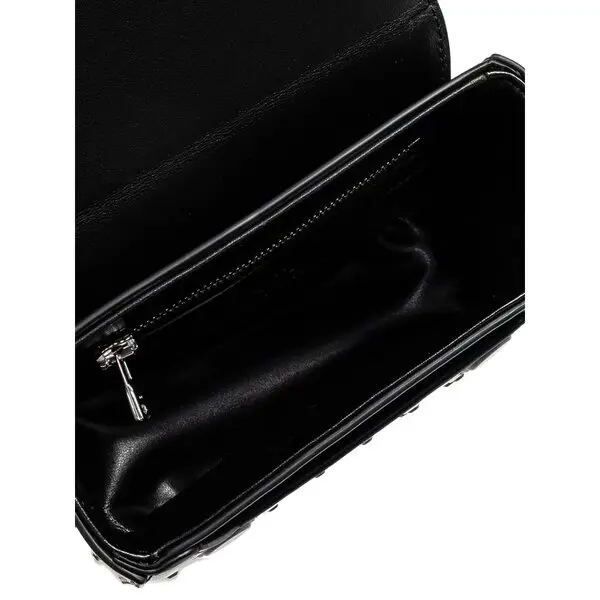 Amiri Leather Embellished Top Handle Bag