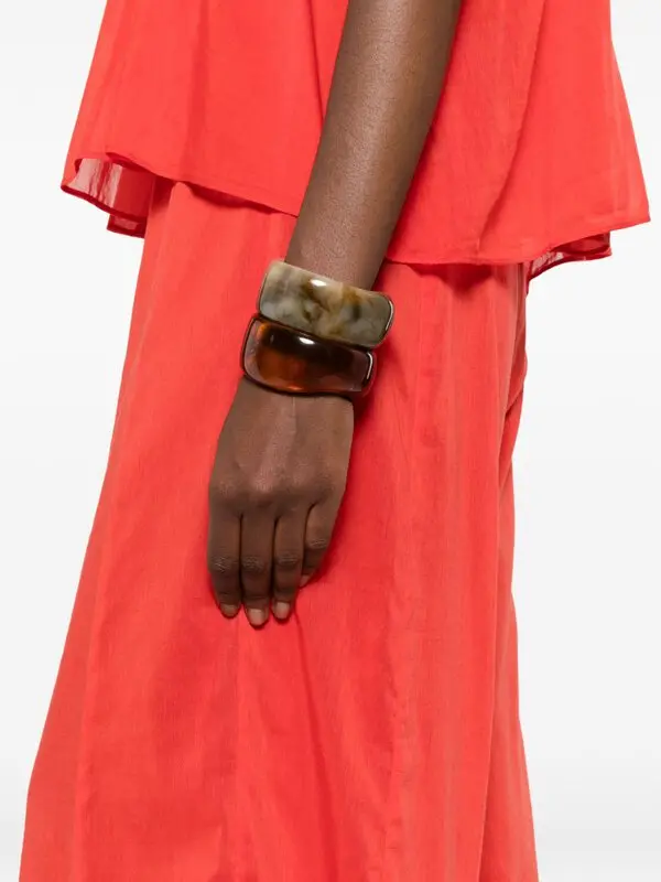 FORTE_FORTE Voile Cotton And Silk Wide-leg Trousers - Multicolor