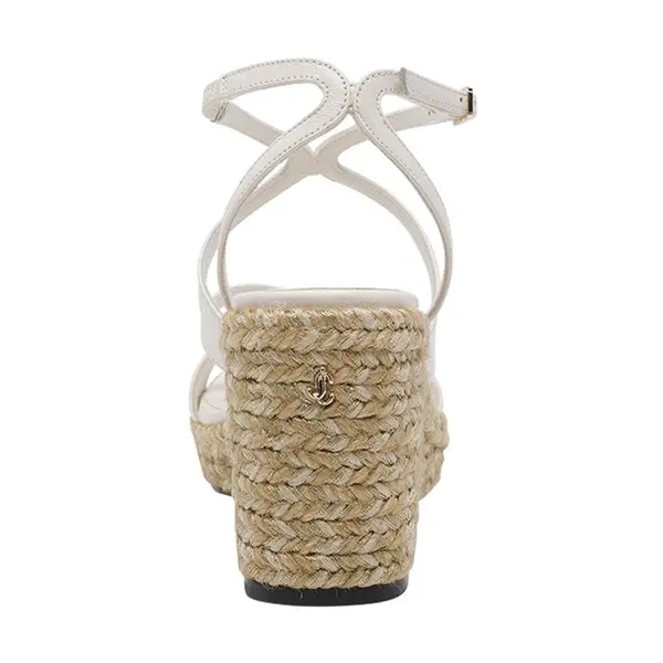 JIMMY CHOO Ayla Rope Wedge Sandals