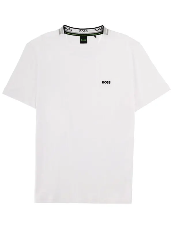 BOSS T-shirt Con Logo - White
