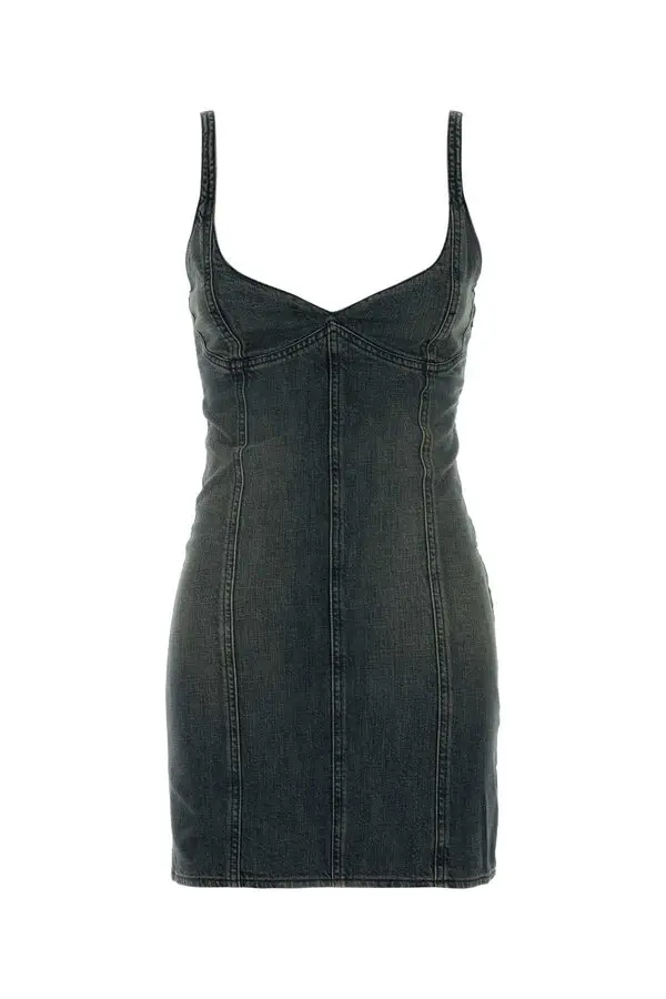 Balenciaga Denim Mini Dress