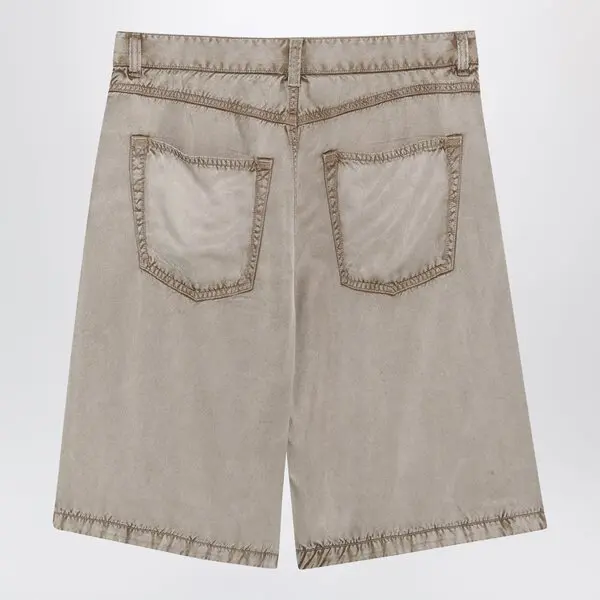 DIESEL® Viscose Bermuda Shorts - Cream