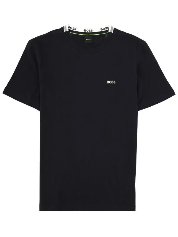 BOSS T-shirt Con Logo - Blue