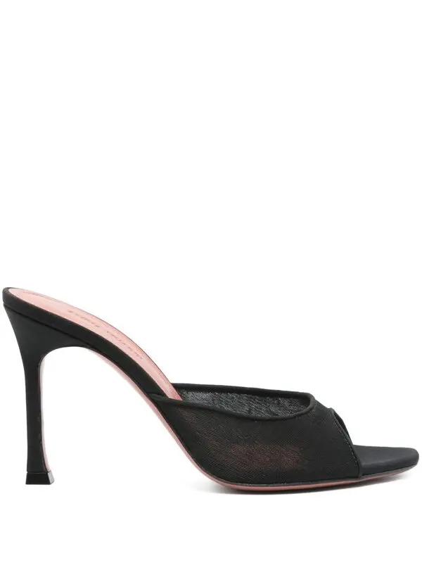 Amina Muaddi Alexa Stiletto Heeled Sandals - Multicolor