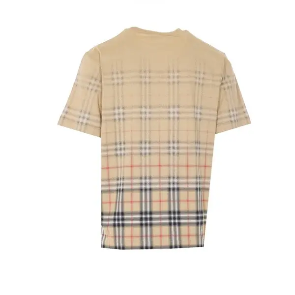 Burberry Ryan Check T-shirt - Cream