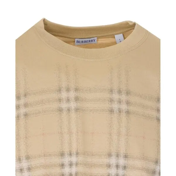 Burberry Ryan Check T-shirt - Cream