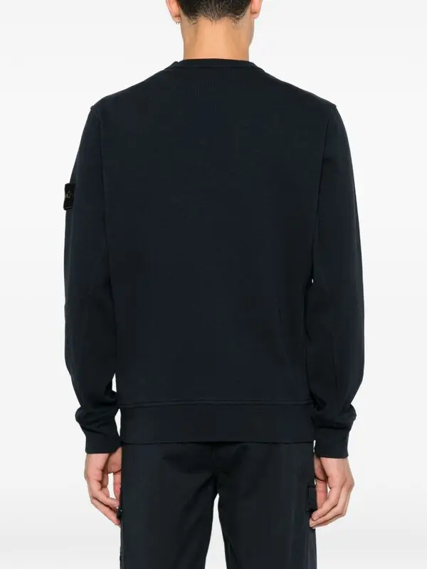 Stone Island Logo Cotton Sweatshirt - Multicolor