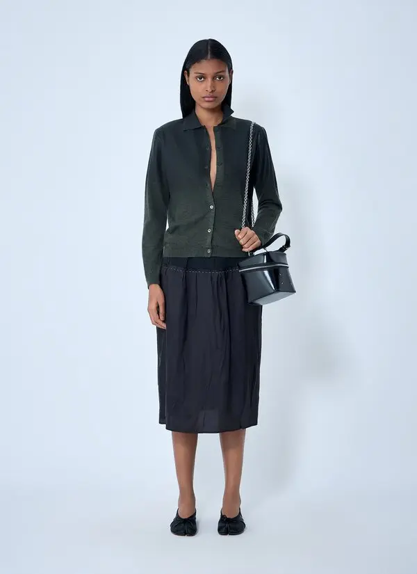MAISON MARGIELA Button-up Knit Cardigan - Green