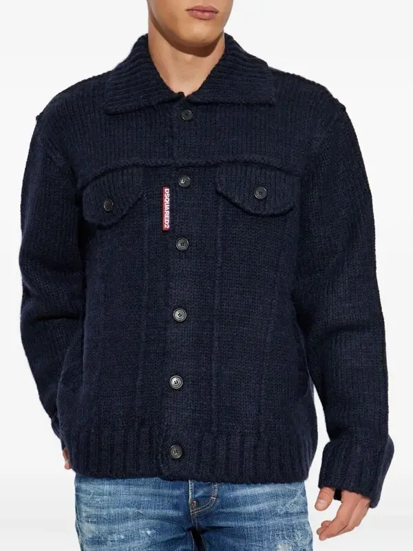 Dsquared2 Knit Jean Jacket