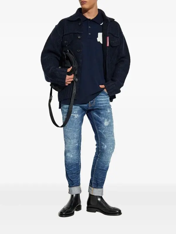 Dsquared2 Knit Jean Jacket