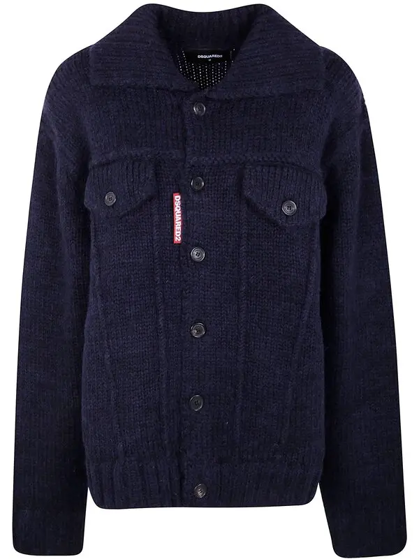 Dsquared2 Knit Jean Jacket