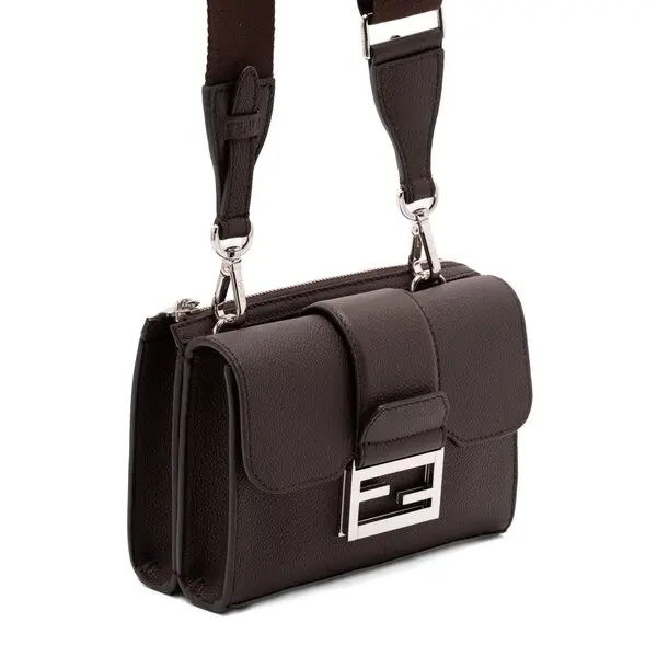 Fendi Calf Leather Messenger Bag