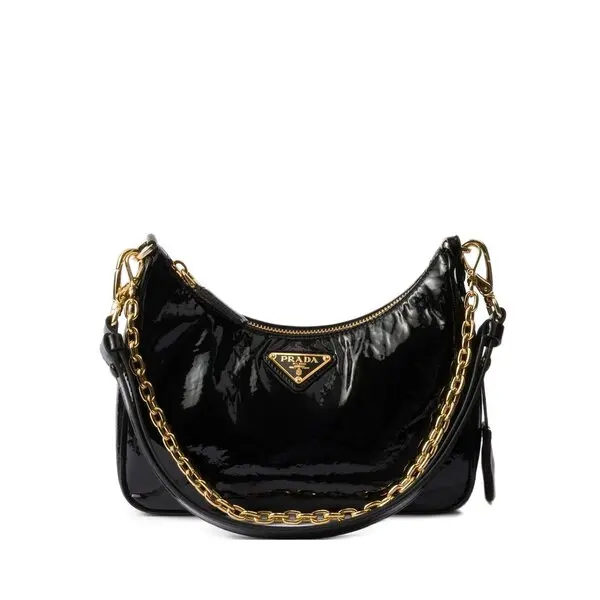 Prada Patent Leather Shoulder Bag