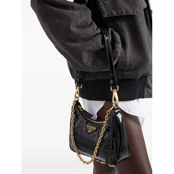 Prada Patent Leather Shoulder Bag
